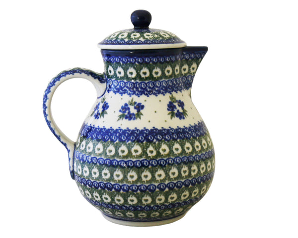 34oz Pitcher with Lid Coffee – Pacific Polish Pottery