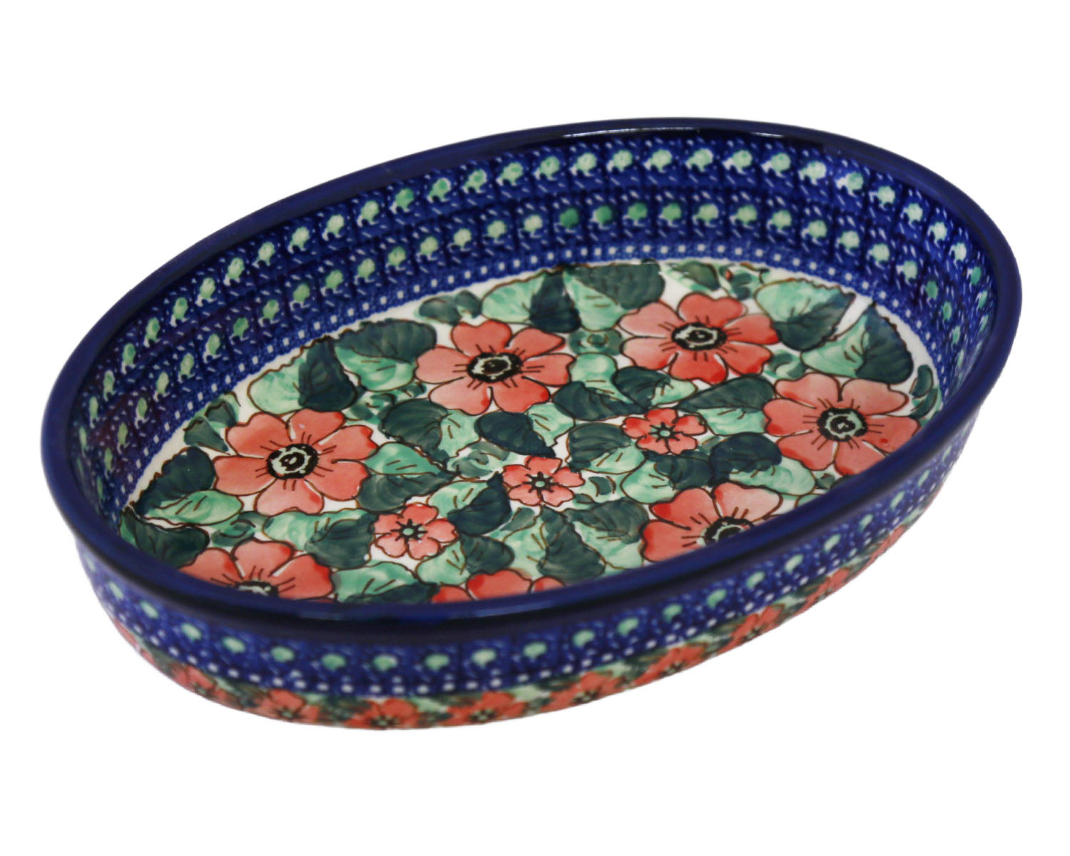 Polish Pottery Unikat Oval Baker – Pacific Polish Pottery
