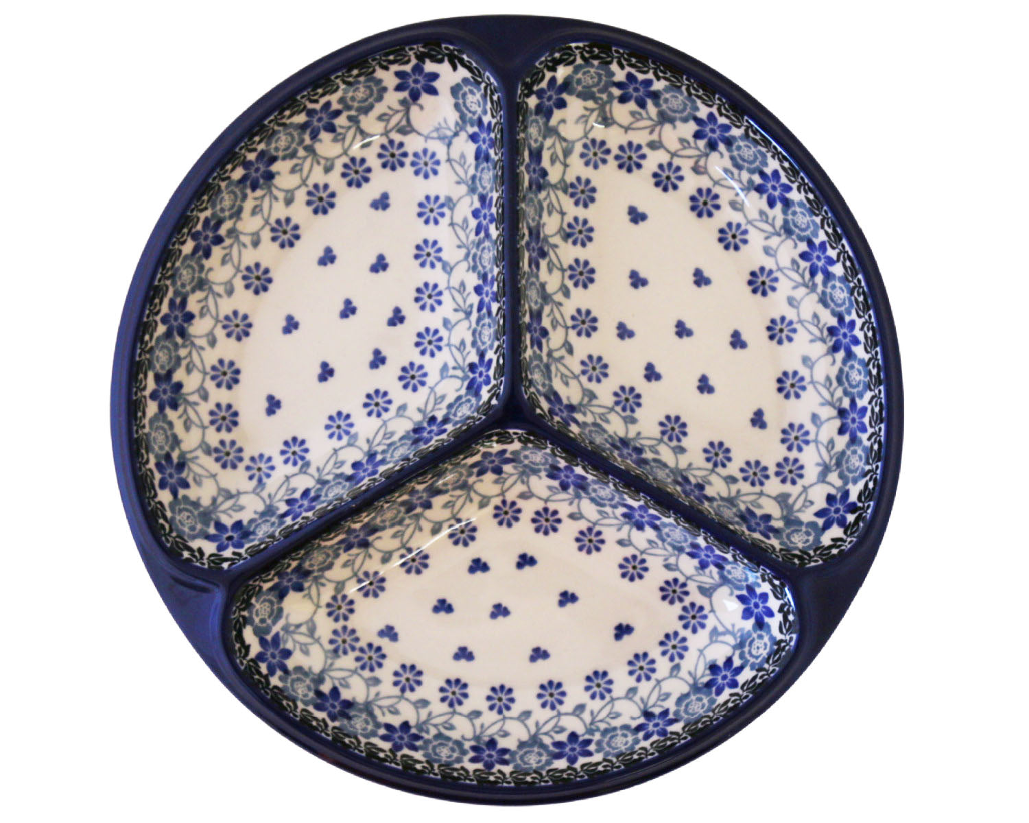 Divided Plate – Pacific Polish Pottery