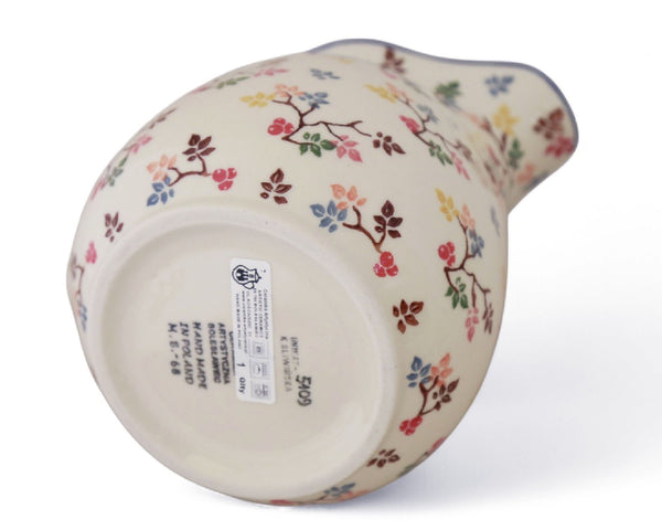 34oz Pitcher with Lid Coffee – Pacific Polish Pottery