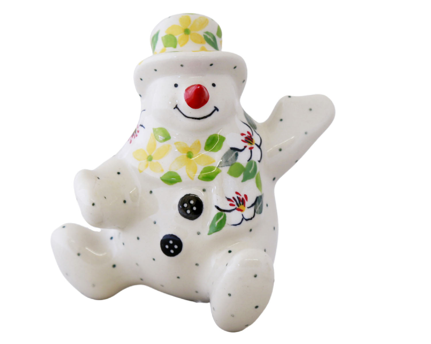 Polish Pottery Snowman Figure – Pacific Polish Pottery