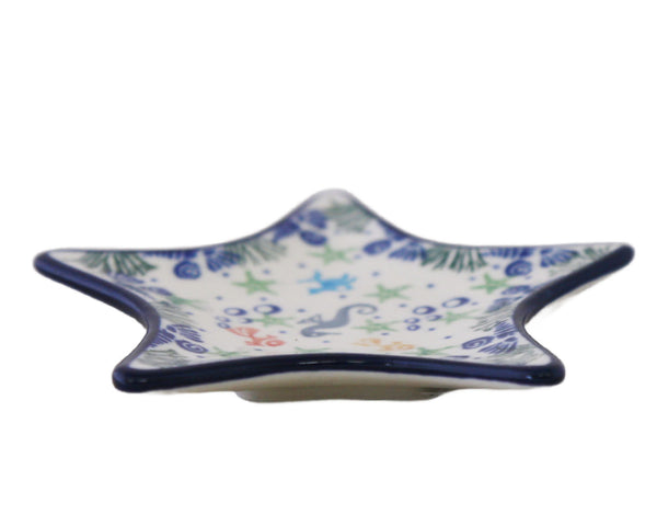 4.25" Star Dish – Pacific Polish Pottery